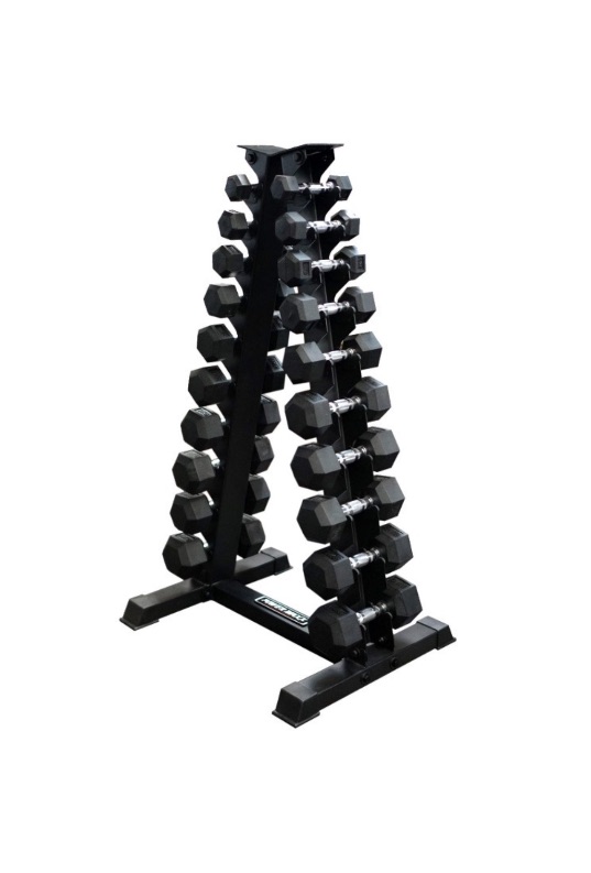 1-10KG Dumbbell Set with Stand - Fitness Equipment Ireland