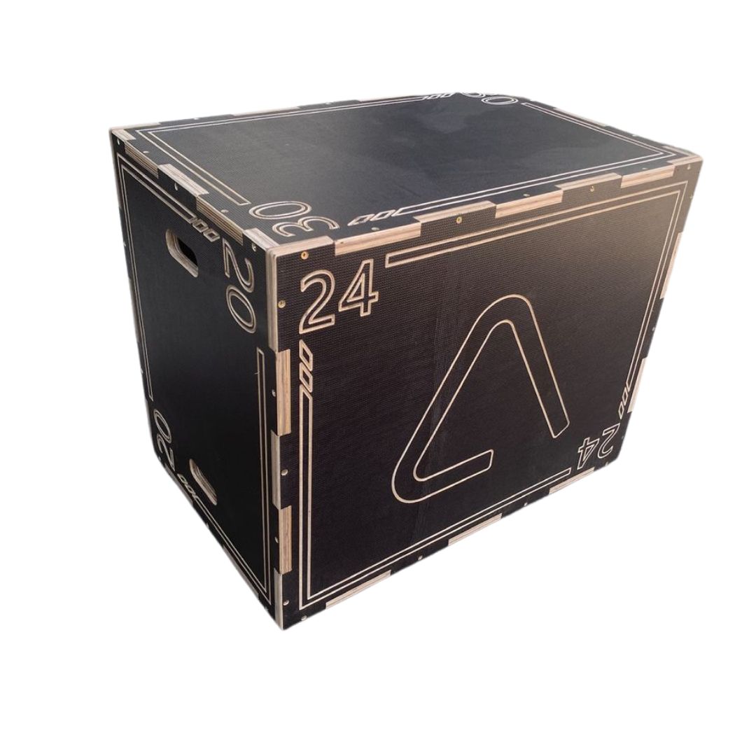 Custom Wooden Plyo Box with Logo - Fitness Equipment Ireland