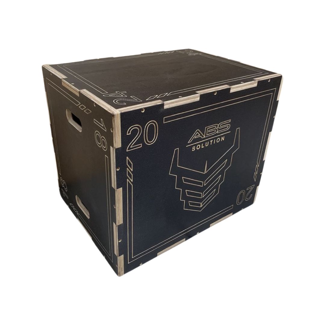 Custom Wooden Plyo Box with Logo - Fitness Equipment Ireland