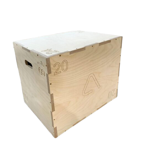 Custom Wooden Plyo Box with Logo - Fitness Equipment Ireland