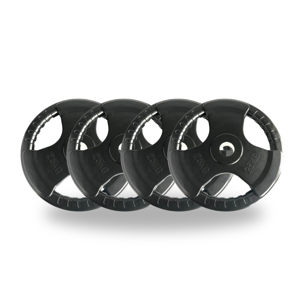 DEAL: Tri Grip Rubber Weight Plates - Fitness Equipment Ireland | Best ...