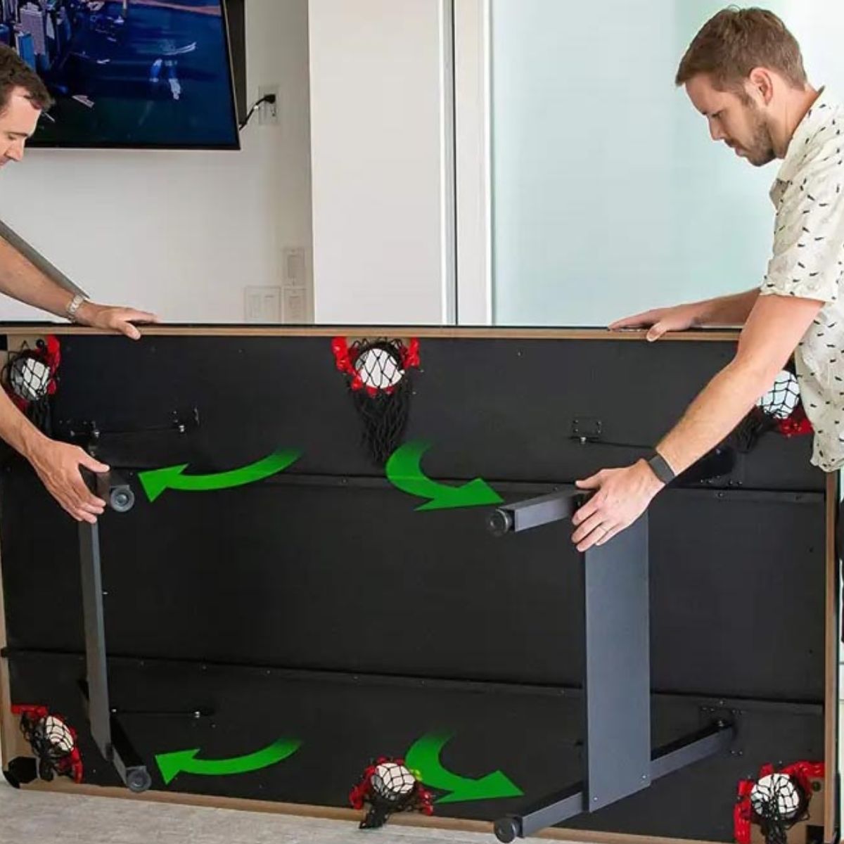 Accu Pro 6ft Folding Pool Table - Fitness Equipment Ireland | Best for ...