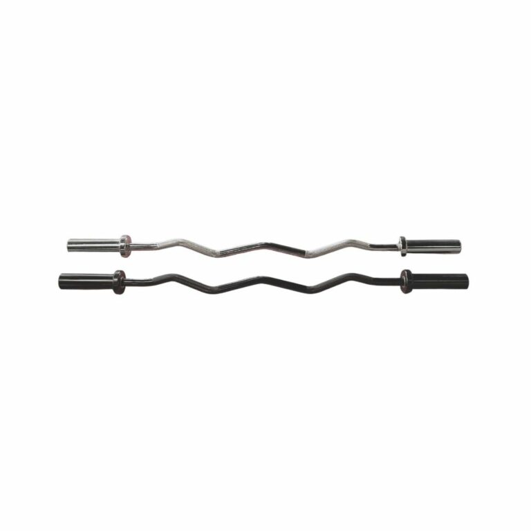 Olympic EZ Curl Bar (Black/Chrome) - Fitness Equipment Ireland | Best ...